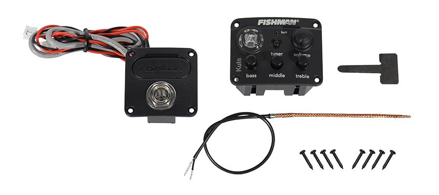 Replacement part Fishman Sonicore Ukulele preamp with pickup, battery ...